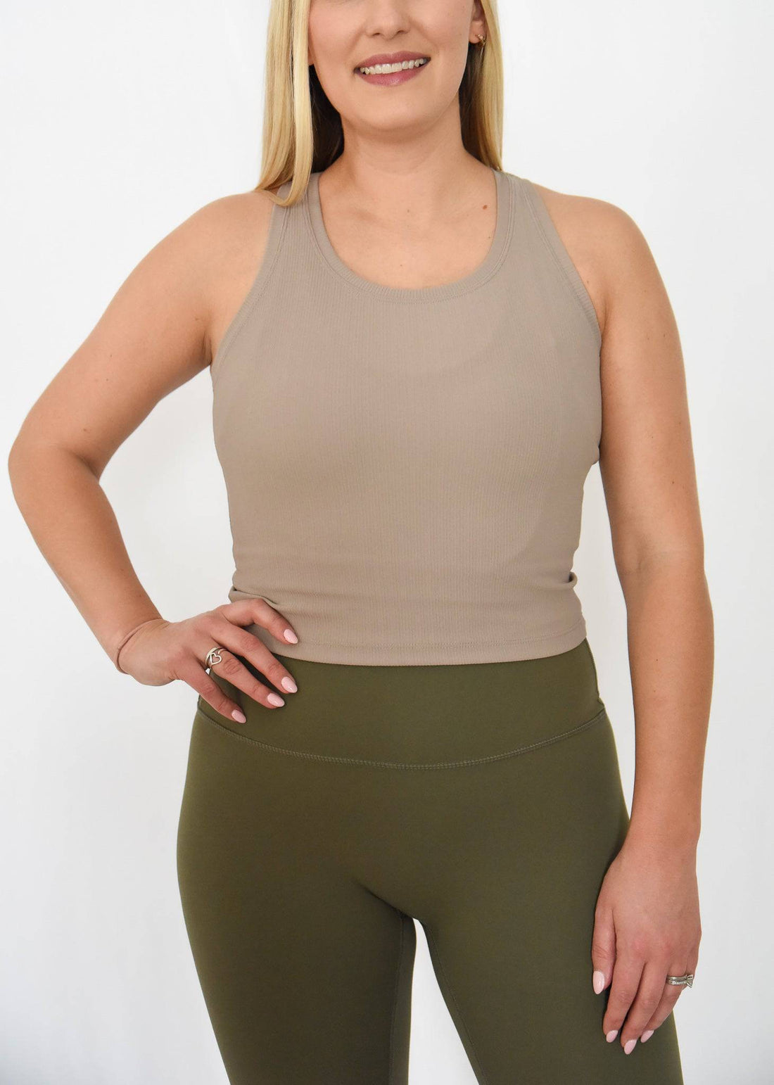 Ribbed Racer Tank – Prosper